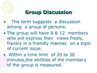 group discussion different types and roles1.ppt