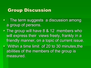 Group discussion(130210125095) | PPT