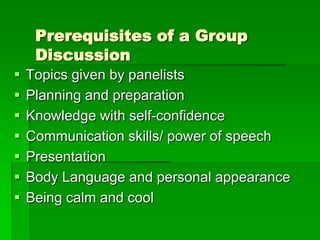 Group discussion(130210125095) | PPT