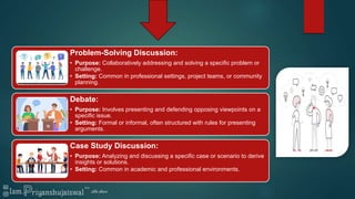 What is GROUP DISCUSSION and Types of GD, pros and Cons | PPTX