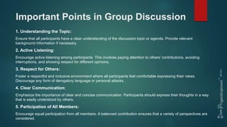 What is GROUP DISCUSSION and Types of GD, pros and Cons | PPTX