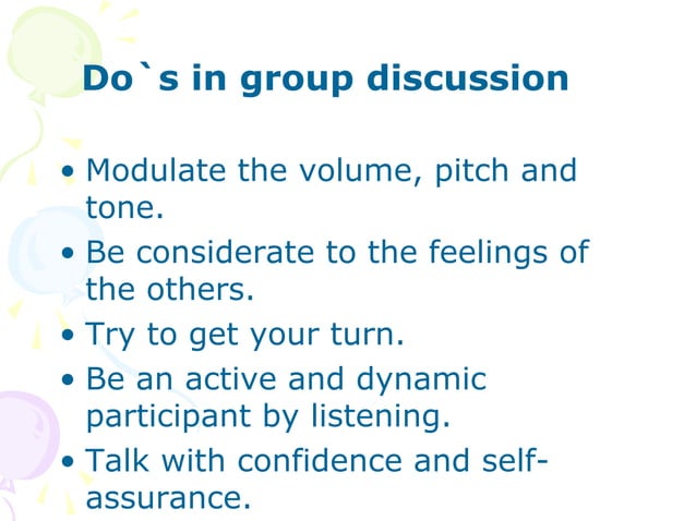 Group discussion ppt | PPT
