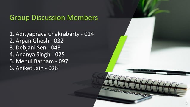 Group discussion PPT | PDF