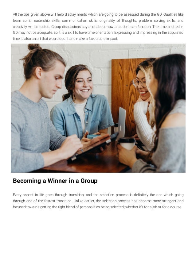 Group Discussions | PDF