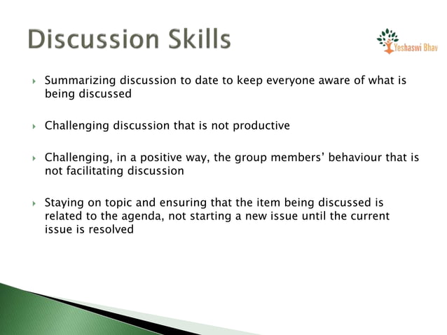 Group discussion skills vol 2 | PPT