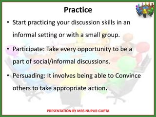 Group discussion term 3 student | PPT