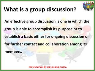 Group discussion term 3 student | PPSX