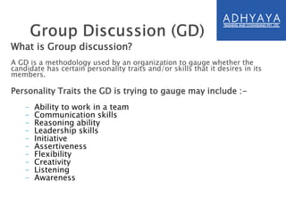 Group discussion tips | PPT