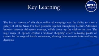 Nivea Men Marketing case Presentation 2015 | PPT