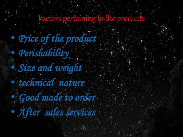 Marketing Place & distribution Class12 PPT (Factors) | PPTX