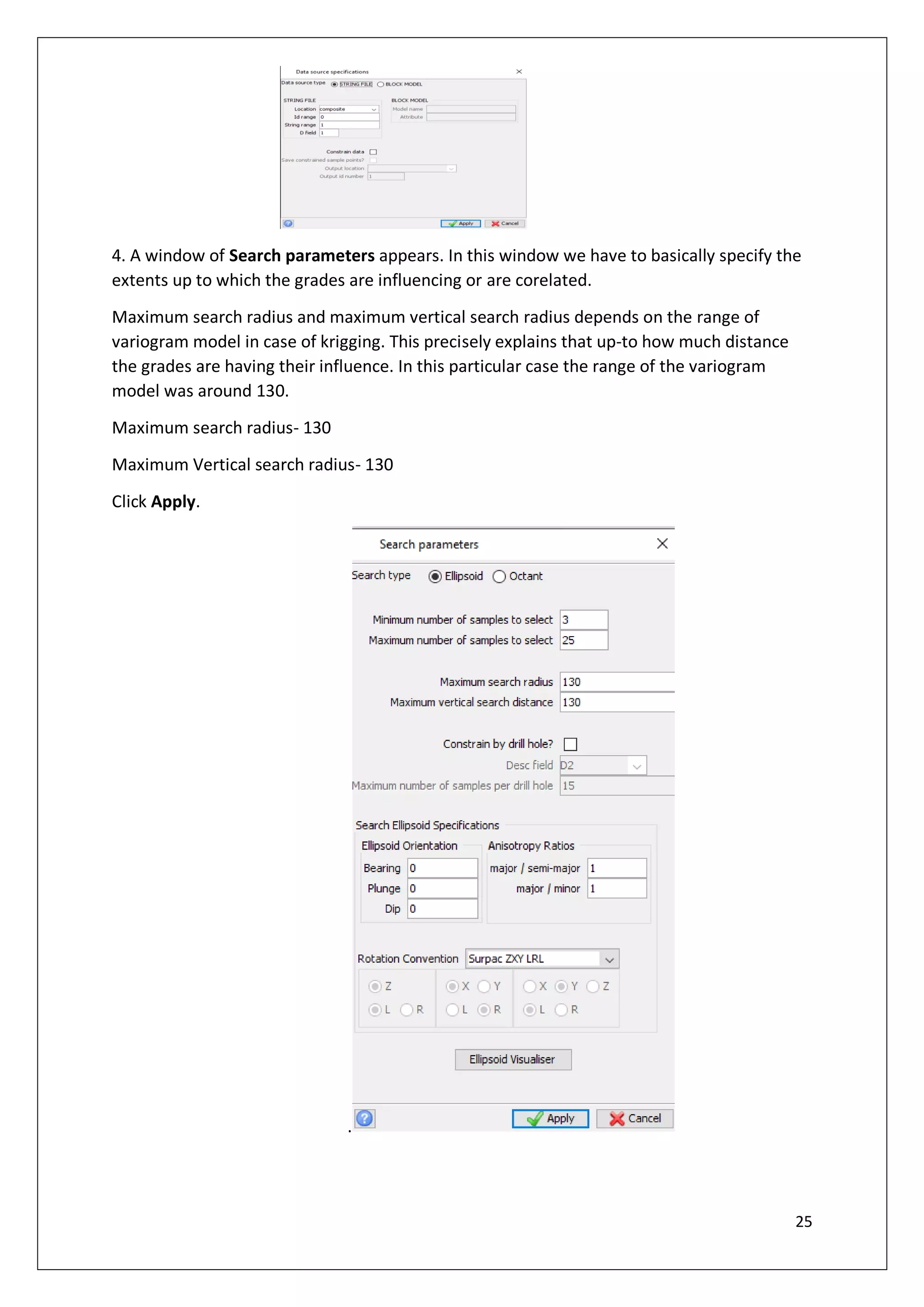 Resource Estimation Using Surpac Software In Mining Pdf Databases