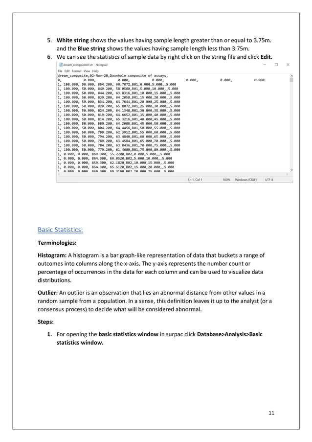 Resource estimation using Surpac software in mining | PDF | Databases | Computer Software and ...