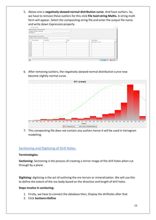 Resource estimation using Surpac software in mining | PDF