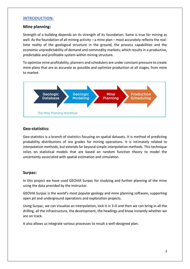 Resource Estimation Using Surpac Software In Mining Pdf Databases