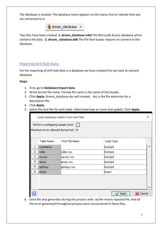 Resource estimation using Surpac software in mining | PDF