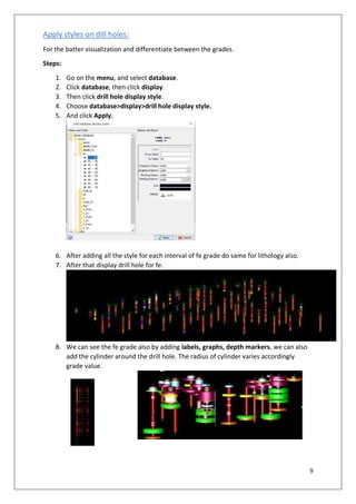 Resource estimation using Surpac software in mining | PDF