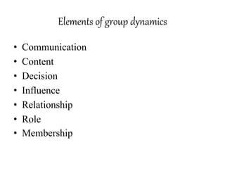 Group dynamic | PPT