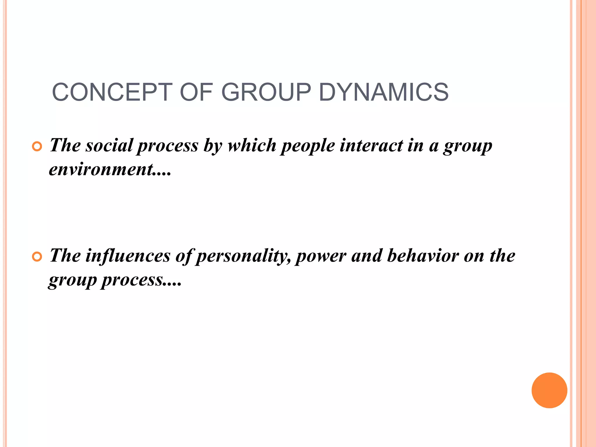 Group Dynamics | PPTX