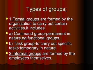 Group dynamics | PPT