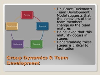 Group dynamics | PPT