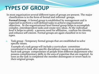 Group dynamics | PPTX