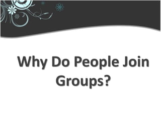 Group Dynamics - BMS | PPTX