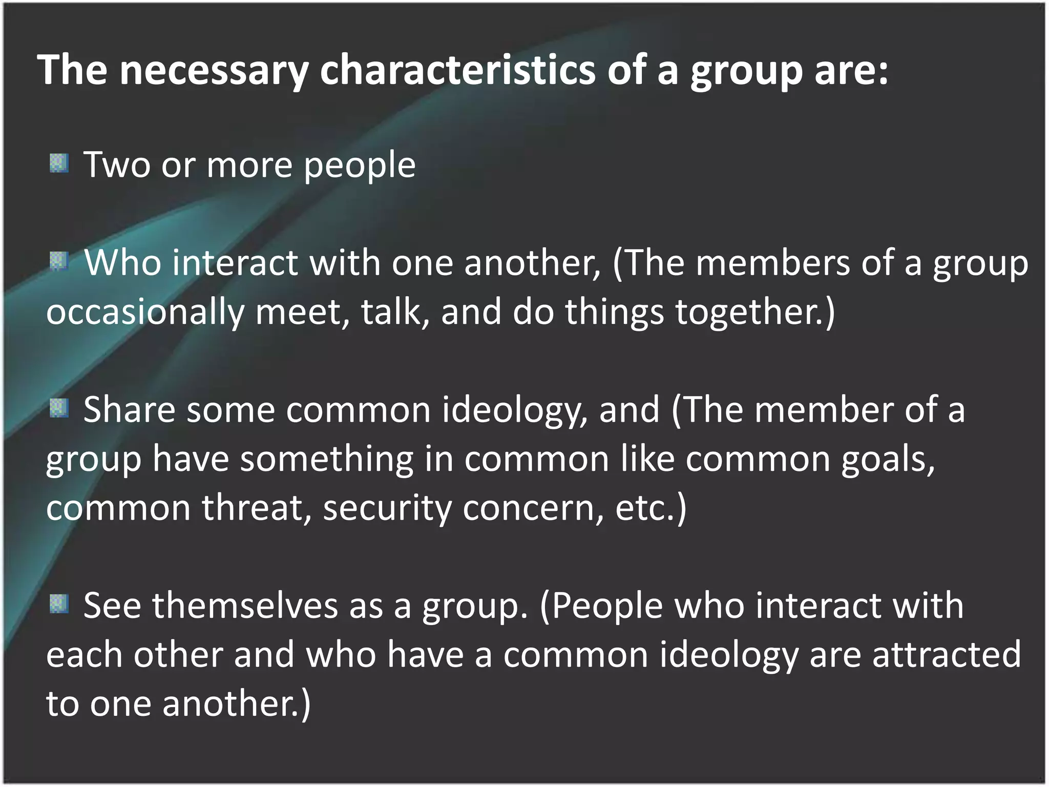 Group dynamics | PPTX