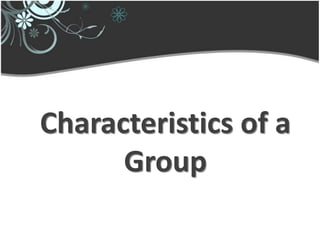 Group dynamics | PPTX