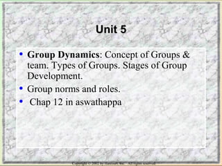 Group dynamics | PPT