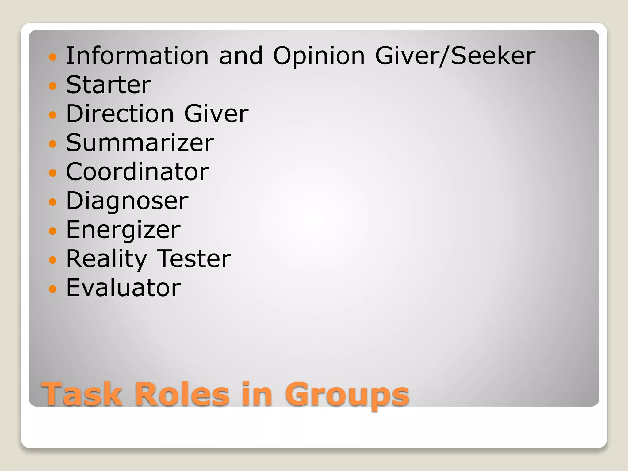 There's No "I" In Team: Group Dynamics | PPTX