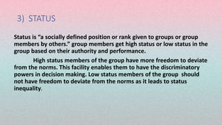 Group dynamics | PPTX