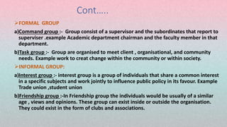 Group dynamics | PPTX