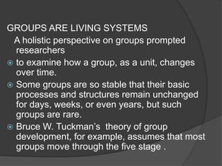 Group dynamics | PPTX