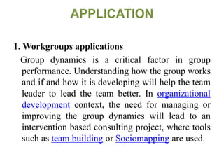 Group dynamics | PPTX