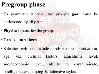 Group dynamics | PPTX