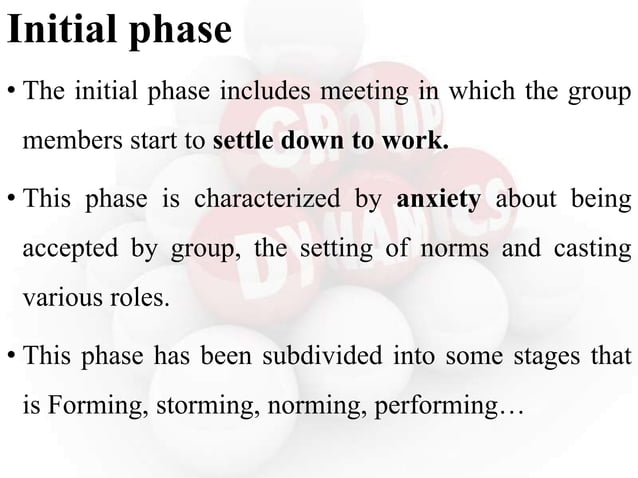 Group dynamics | PPT
