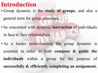 Group dynamics | PPT