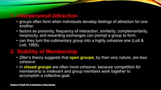 GROUP PRESSURE COHESIVENESS LEADERSHIP | PPT