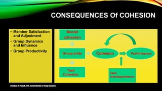 GROUP PRESSURE COHESIVENESS LEADERSHIP | PPT