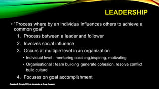 GROUP PRESSURE COHESIVENESS LEADERSHIP | PPT