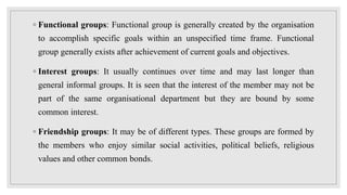 Group dynamics | PPTX