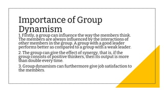 Group dynamics | PDF