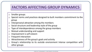 Group Dynamics | PPTX