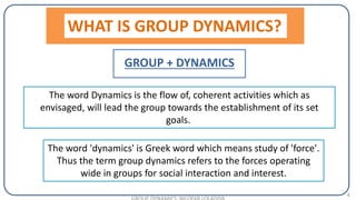 Group Dynamics | PPTX