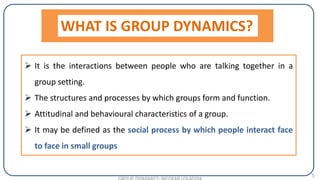 Group Dynamics | PPTX