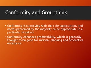 Group dynamics and Team work | PPTX