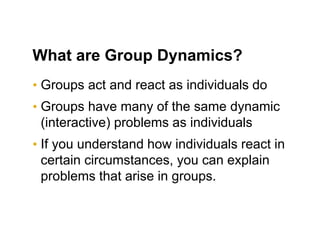 Group Dynamics.ppt