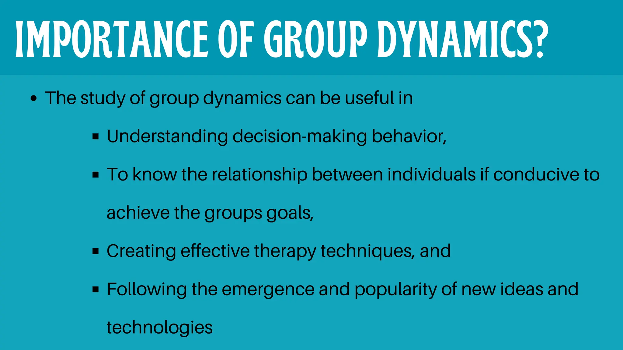 Unit IV: Community Group Work: Group Dynamics | PDF