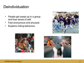 Group Dynamics in Social Psychology Introduction | PPTX