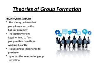 Group Dynamics & Theories of Group Formation | PPTX